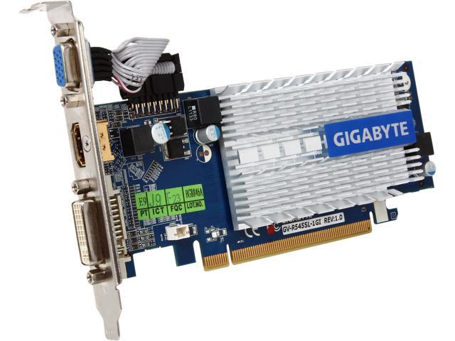 Refurbished: GIGABYTE Radeon HD 5450 Graphics Card GV-R545SL-1GI ...