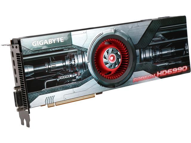 Refurbished: GIGABYTE Radeon HD 6990 Graphics Card GV-R699D5-4GD-B ...