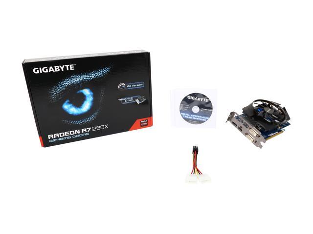 GIGABYTE Radeon R7 260X Video Card GV-R726XOC-2GD REV3 - Newegg.com
