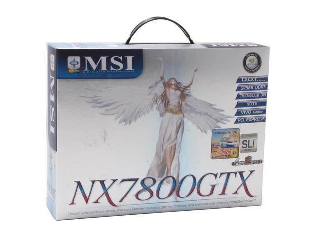 Open Box: MSI GeForce 7800GTX Video Card NX7800GTX-VT2D512E - Newegg.com