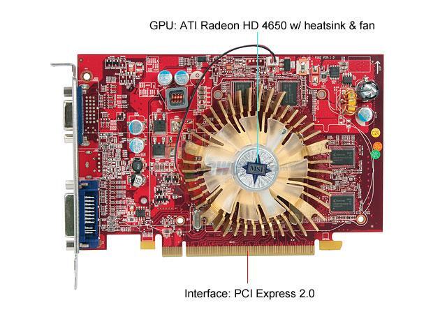 MSI Radeon HD 4650 Video Card R4650-D1G - Newegg.com