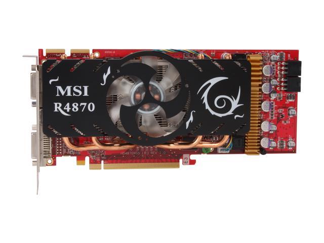 MSI Radeon HD 4870 Video Card R4870-T2D512 - Newegg.com