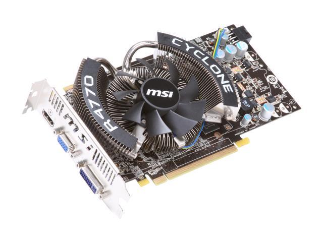 MSI Radeon HD 4770 Video Card R4770 CYCLONE - Newegg.com
