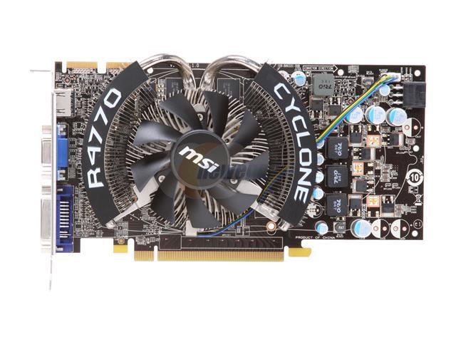 MSI Radeon HD 4770 Video Card R4770 CYCLONE - Newegg.com