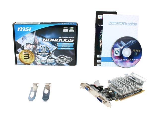 MSI GeForce 8400 GS Video Card N8400GS-D1GD3H/LP - Newegg.ca