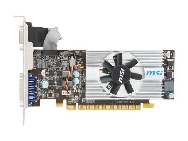 MSI GeForce GT 430 (Fermi) Video Card N430GT-MD1GD3/LP - Newegg.com