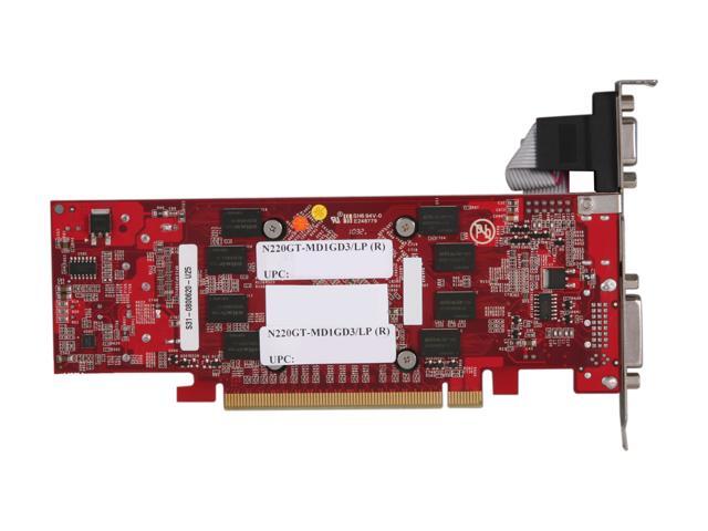 Refurbished: MSI GeForce GT 220 Video Card N220GT-MD1GD3/LP - Newegg.ca