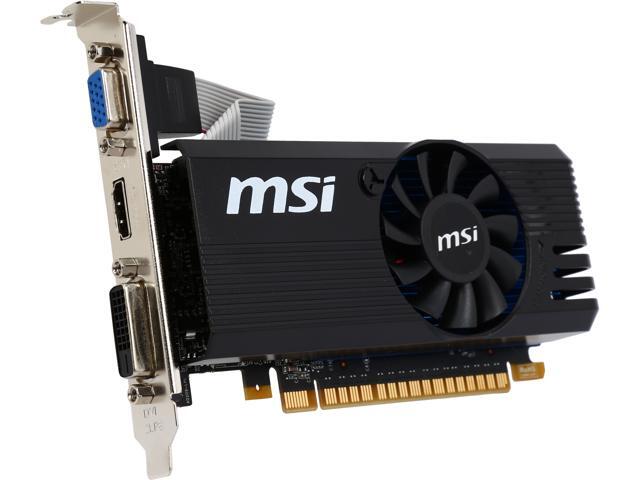 Refurbished: MSI GeForce GT 730 Graphics Card N730K-2GD5LP/OC-R ...