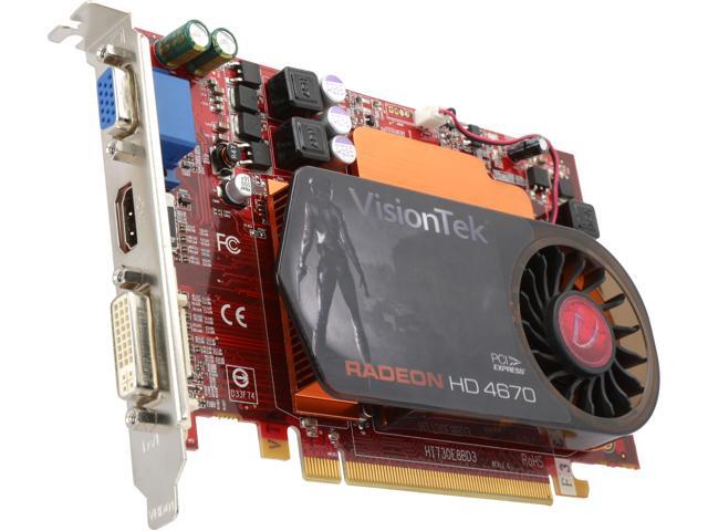 Refurbished: VisionTek Radeon HD 4670 Video Card 46701GBREFURB - Newegg.com