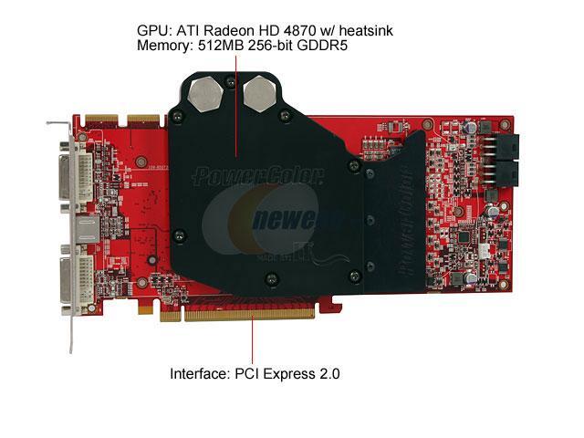 Open Box: PowerColor Radeon HD 4870 Video Card AX4870 512MD5-WH - Newegg.com