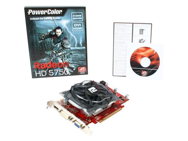 PowerColor Radeon HD 5750 Video Card AX5750 512MD5-H - Newegg.com