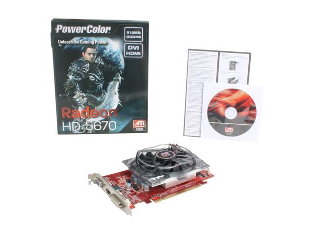 PowerColor Radeon HD 5670 Video Card AX5670 512MD5-HV2 - Newegg.com