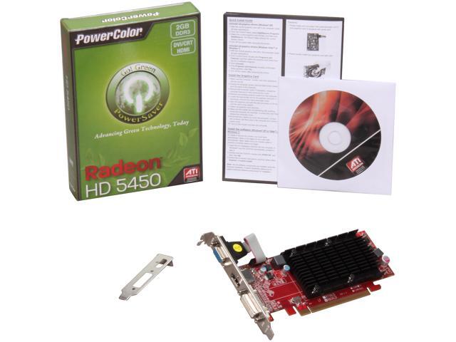 PowerColor Go! Green Radeon HD 5450 Video Card AX5450 2GBK3-SH - Newegg.com