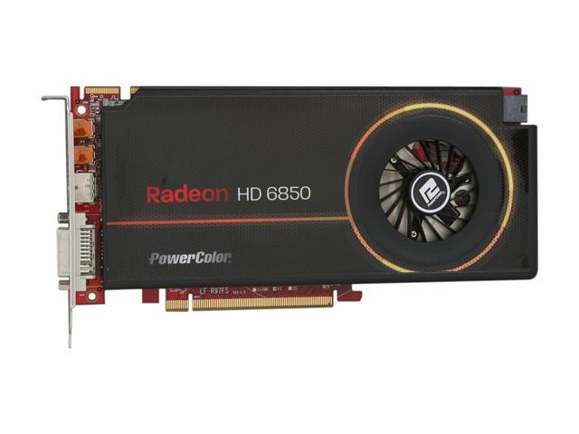 PowerColor Radeon HD 6850 Video Card with Eyefinity AX6850 1GBD5-I2DH ...