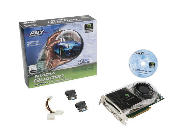 PNY Quadro FX 4600 VCQFX4600-PCIE-PB 768MB 384-bit GDDR3 PCI Express ...