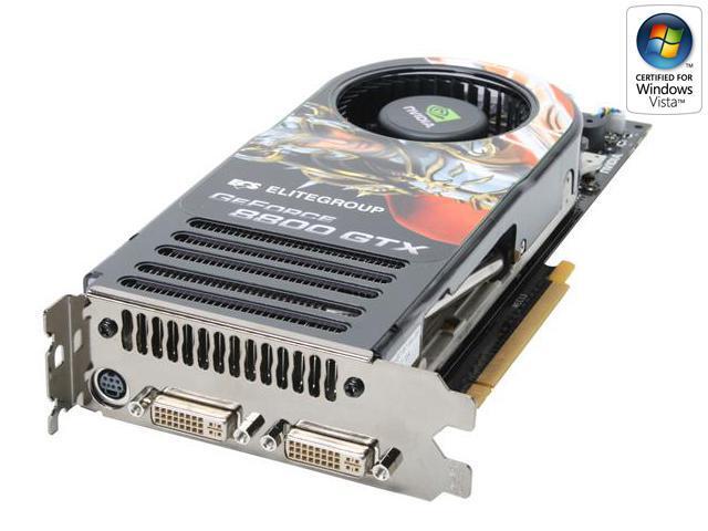 ECS GeForce 8800 GTX Graphics Card N8800GTX-768MX - Newegg.com
