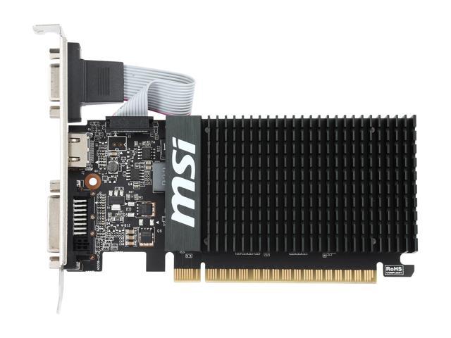 Refurbished: MSI GeForce GT 710 Video Card GT 710 1GD3H LP-R - Newegg.com