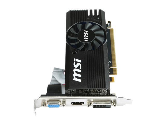 MSI R7 240 2GD3 LP Radeon R7 240 Graphic Card - 730 MHz Core - 780 MHz ...