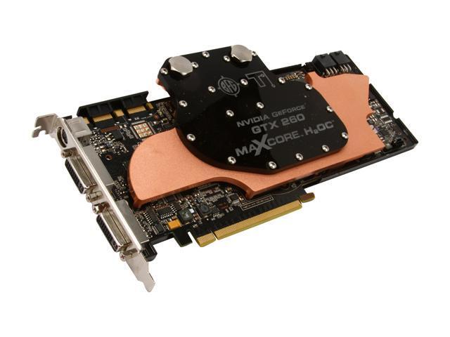 BFG Tech BFGEGTX260MC896H2OCWE GeForce GTX 260 H2OC 896MB 448-bit GDDR3 PCI Express 2.0 x16 HDCP ...