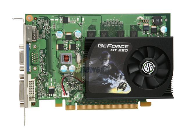 BFG Tech GeForce GT 220 Video Card BFGEGT2201024D2BE - Newegg.ca