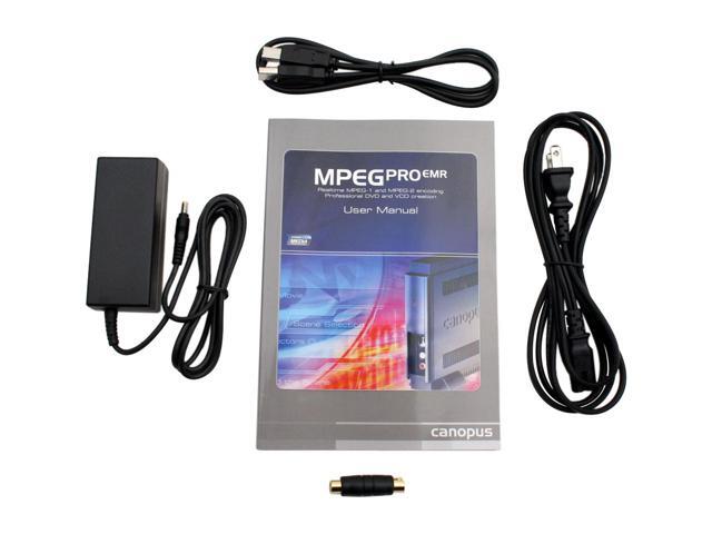 Canopus / Grass Valley MPEGPRO EMR Realtime MPEG-1 and MPEG-2 encoder ...