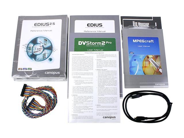 Canopus / Grass Valley Real-Time DV Editing Solution DV Storm 2 Pro - Newegg.com