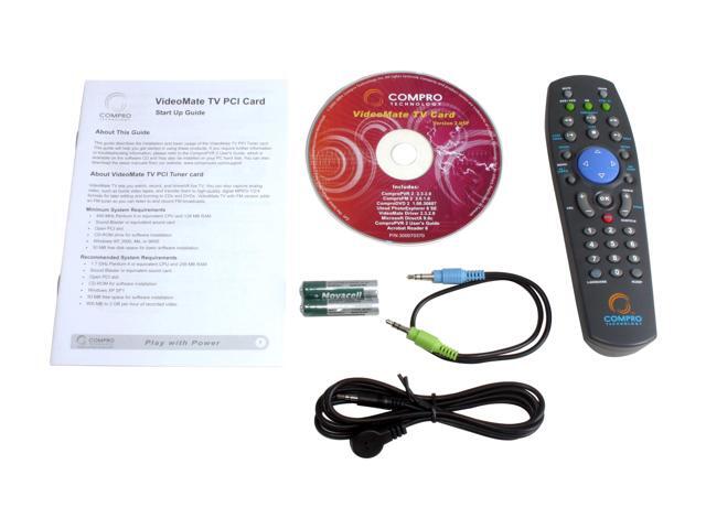 COMPRO VideoMate TV PVR VideoMate TV PVR - Newegg.com
