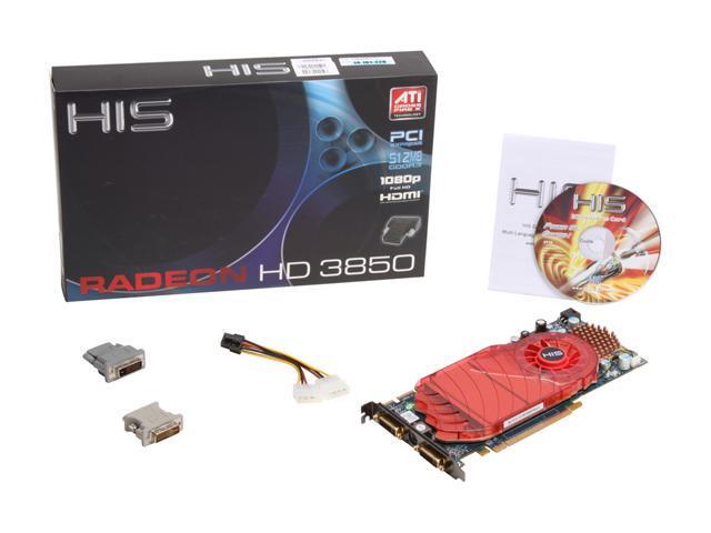 HIS Radeon HD 3850 Video Card H385FS512NP - Newegg.com