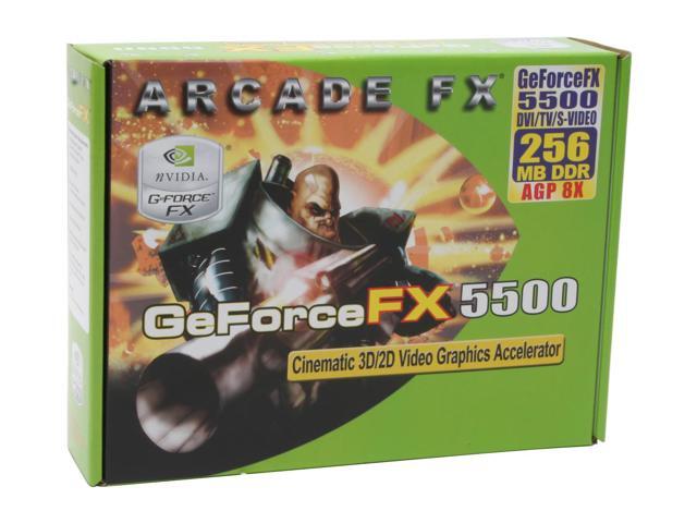 Arcade FX GeForce FX 5500 Video Card FX5500AGP256 - Newegg.com