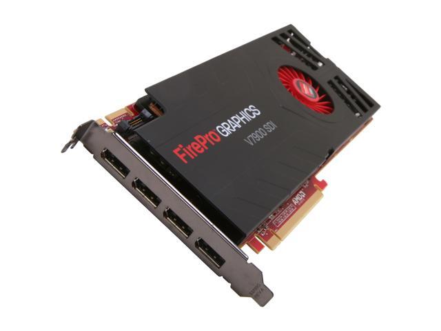 AMD FirePro V7900 SDI 100-505846 2GB 256-bit GDDR5 PCI Express 2.1 x16 ...