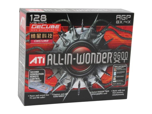GECUBE Radeon 9600XT ALL-IN-WONDER Video Card ATI AIW9600XT 128M ...