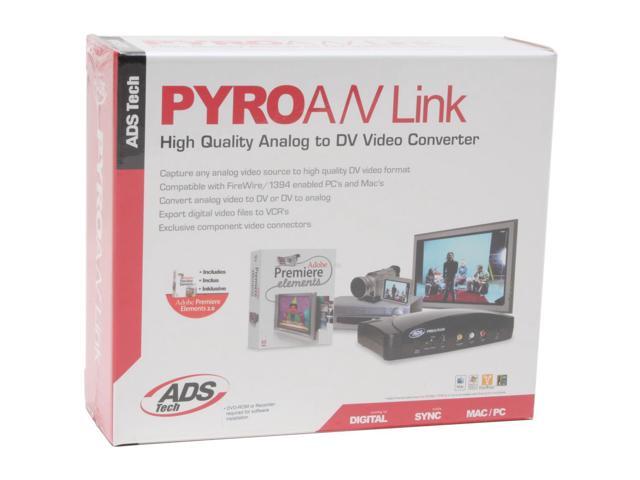 ADS Tech API-555 PYRO AV LINK With Adobe Premiere Elements - Newegg.com