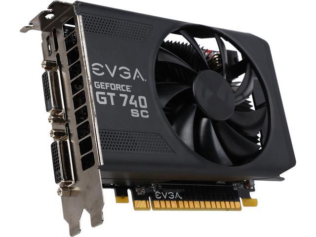 Refurbished: EVGA GeForce GT 740 Superclocked Graphics Card 01G-P4-3743 ...