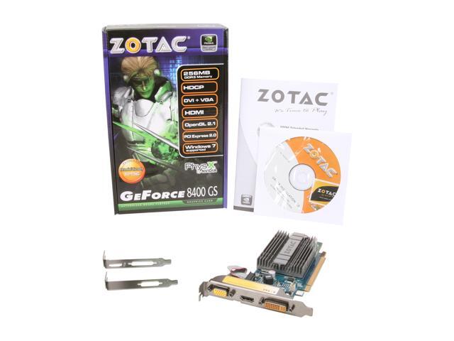 ZOTAC GeForce 8400 GS Video Card ZT-84GED2M-HSL - Newegg.com