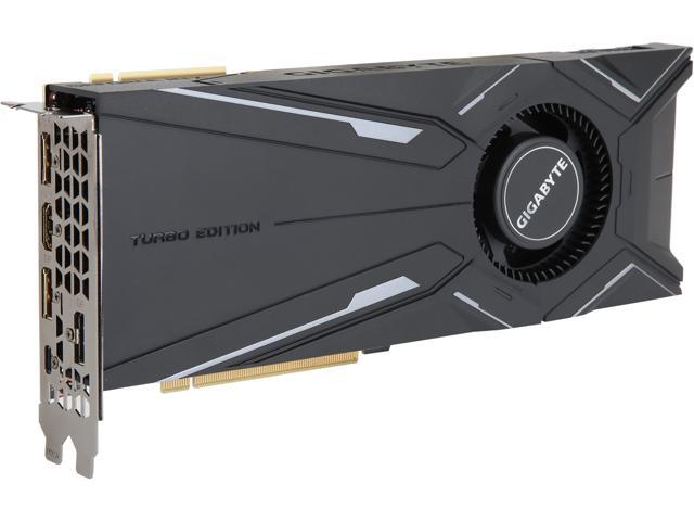 Refurbished: GIGABYTE GeForce RTX 2080 Ti Video Card GV-N208TTURBO-11GC ...