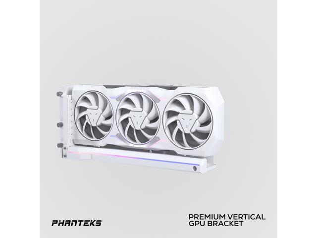 Phanteks Premium GEN4 Vertical GPU Bracket, DRGB Lighting, Adjustable ...