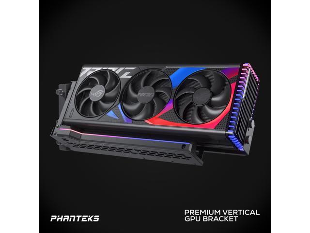 Phanteks Premium GEN4 Vertical GPU Bracket, DRGB Lighting, Adjustable ...