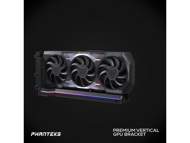 Phanteks Premium GEN4 Vertical GPU Bracket, DRGB Lighting, Adjustable ...