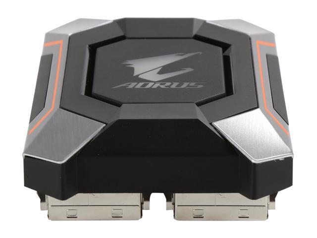 GIGABYTE AORUS SLI HB bridge RGB (1 slot spacing) Model GC-A2WAYSLI RGB ...