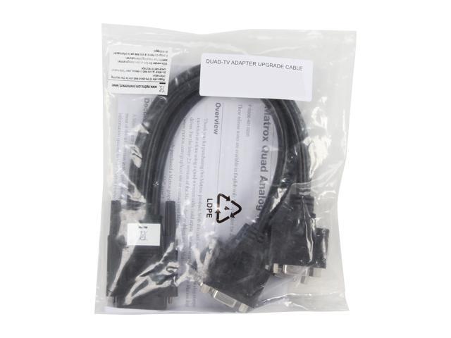 matrox LFH60 Male to 4 x HD15 Female analog Cable Model CAB-L60-4XAF ...