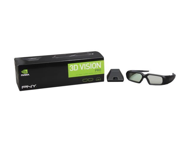 PNY 3D Vision Pro Glasses + Emitter Model X3DVIZPRO-GLASSES+EMT ...