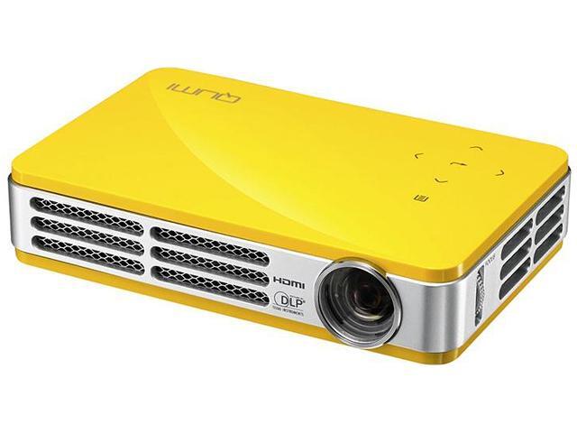 QUMI Q5 HD LED Pocket Projector - Yellow - Newegg.com
