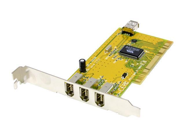 Koutech 4-Port FireWire/1394 PCI (DV SW+Cable Bundle) Model IO-PFW410 ...