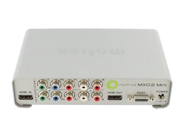 matrox MXO2 Mini Max HDMI and Analog I/O for Mac Pro and PC Desktop ...