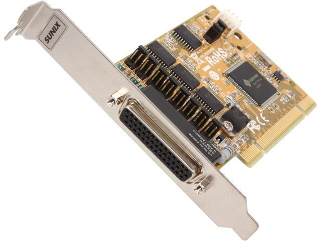 SUNIX 4-port RS-232 with Power Output & Cash Drawer interface & DC Jack ...