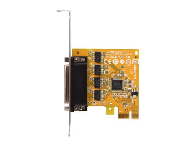 SUNIX 4-port RS-232 PCI Express Board Model SER6456A+L - Newegg.com