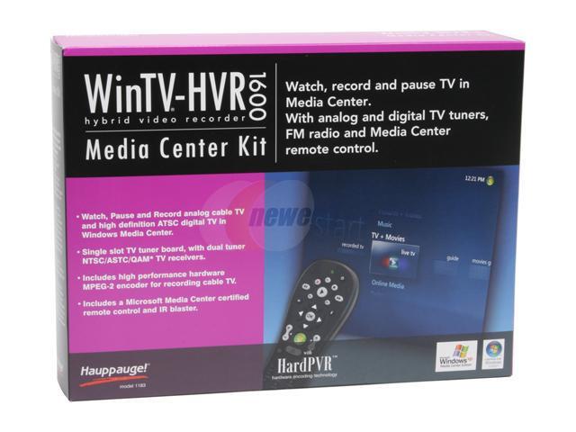 Hauppauge WinTV-HVR-1600 ATSC/ClearQAM/NTSC TV Tuner MC-Kit 1183 PCI ...