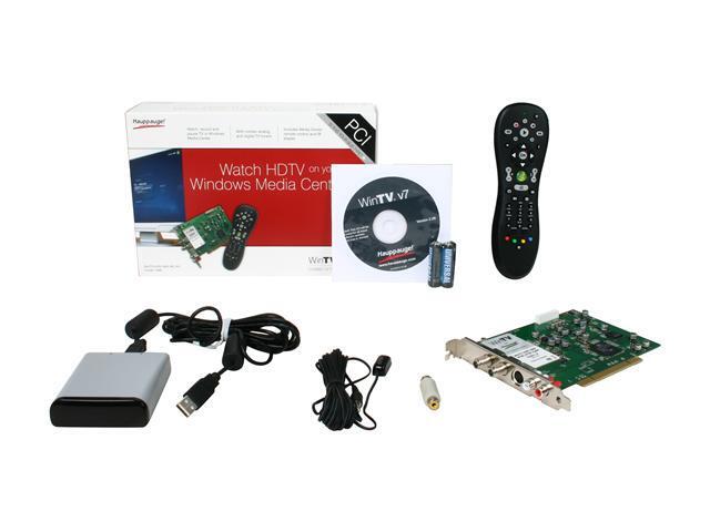 Hauppauge WinTV-HVR 1600 MC-Kit Bundle Media Center Certified Remote ...