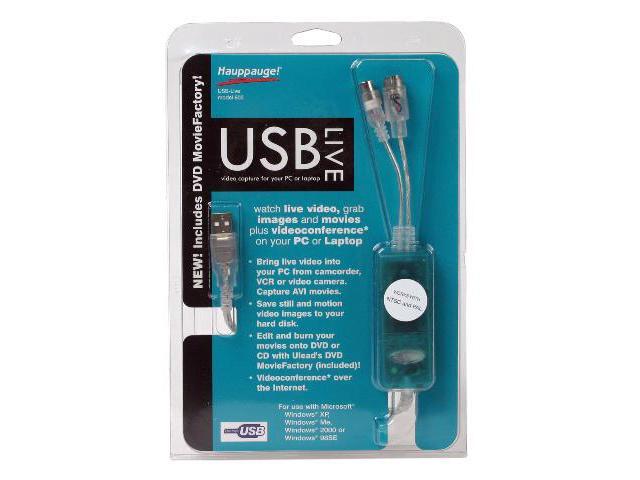 Hauppauge Video Capture Device USB-Live USB 2.0 Interface - Newegg.com