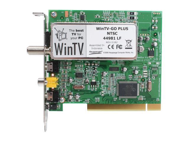 Hauppauge WinTV-Go-Plus Tuner Card 1033 PCI Interface - Newegg.com